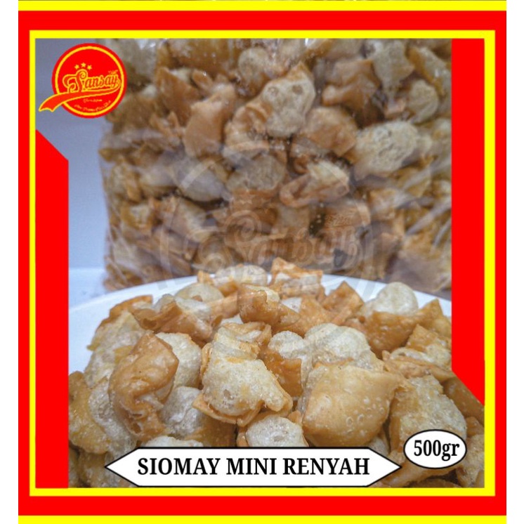 Jual Siomay mini kering original / pedas daun jeruk 500gr toping/bahan ...