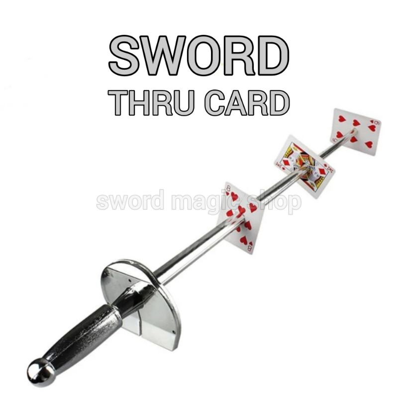 Jual Alat Sulap Sword Thru Card - Sulap Pedang Tembus Kartu - Sulap ...