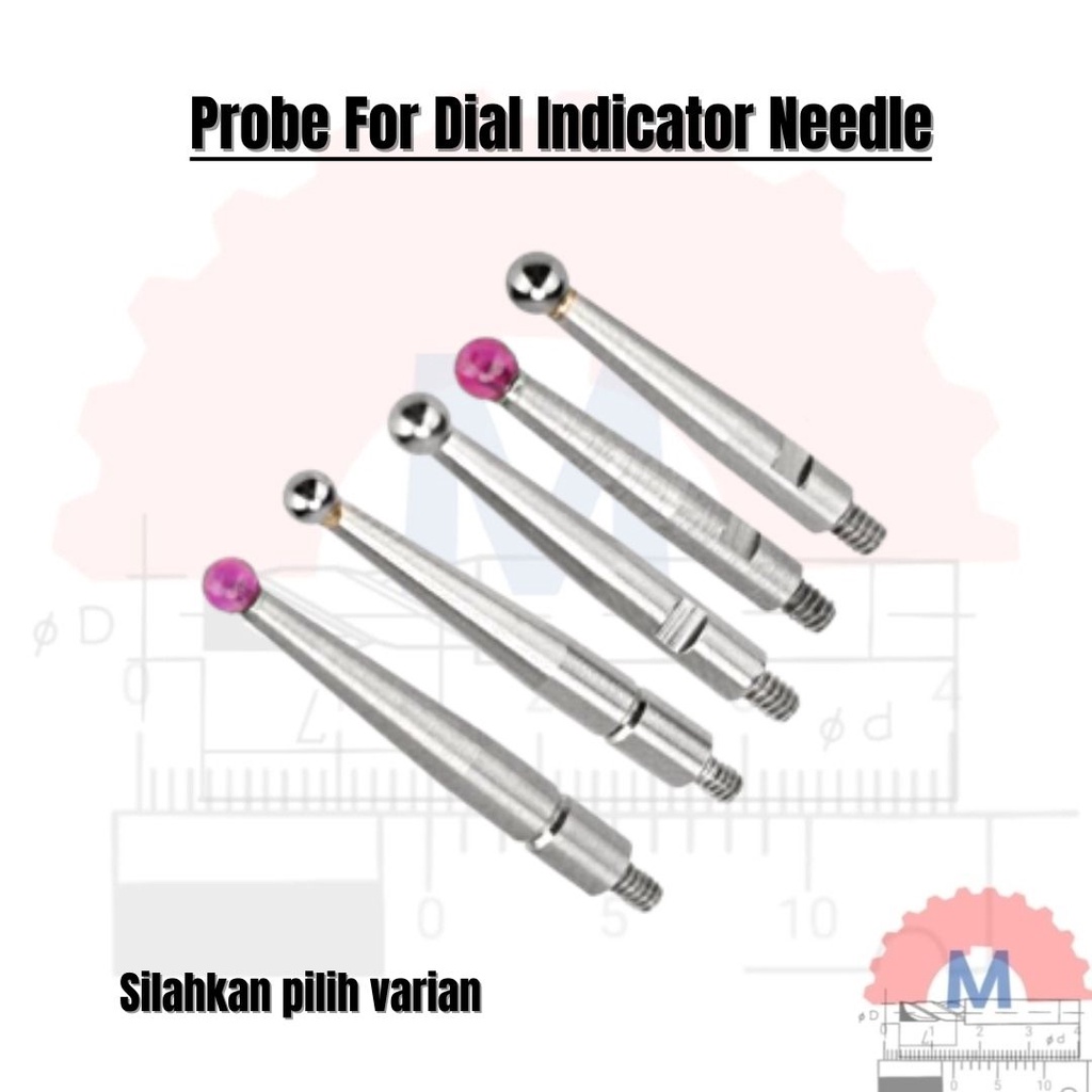 Jual Probe For dial indicator needle jarum pengganti dial mitutoyo dll ...