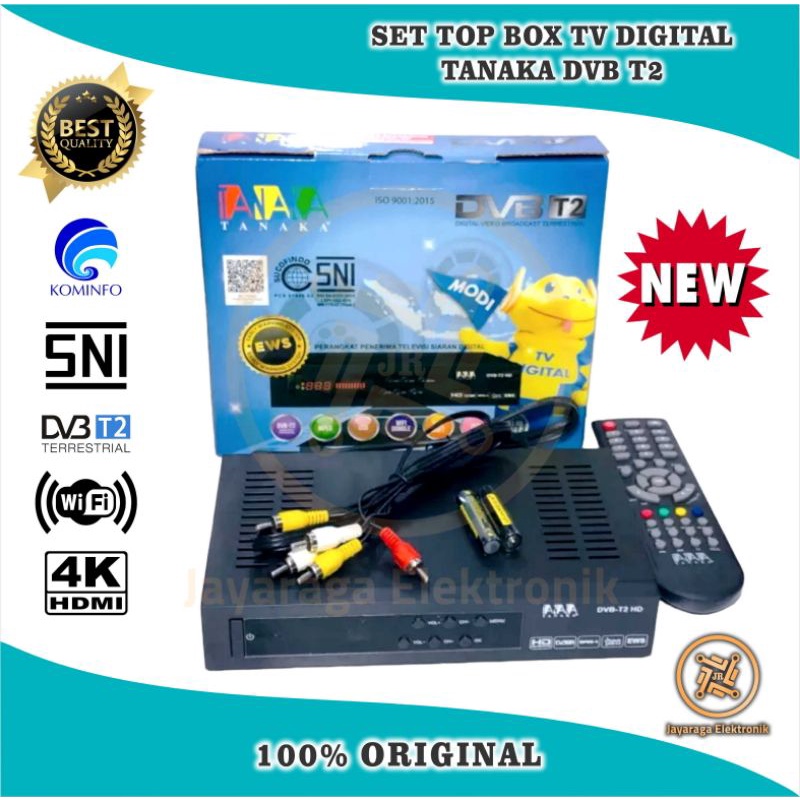 Jual Set Top Box STB TV Digital DVB T2 TANAKA HD Body Plastik Terbaru ...