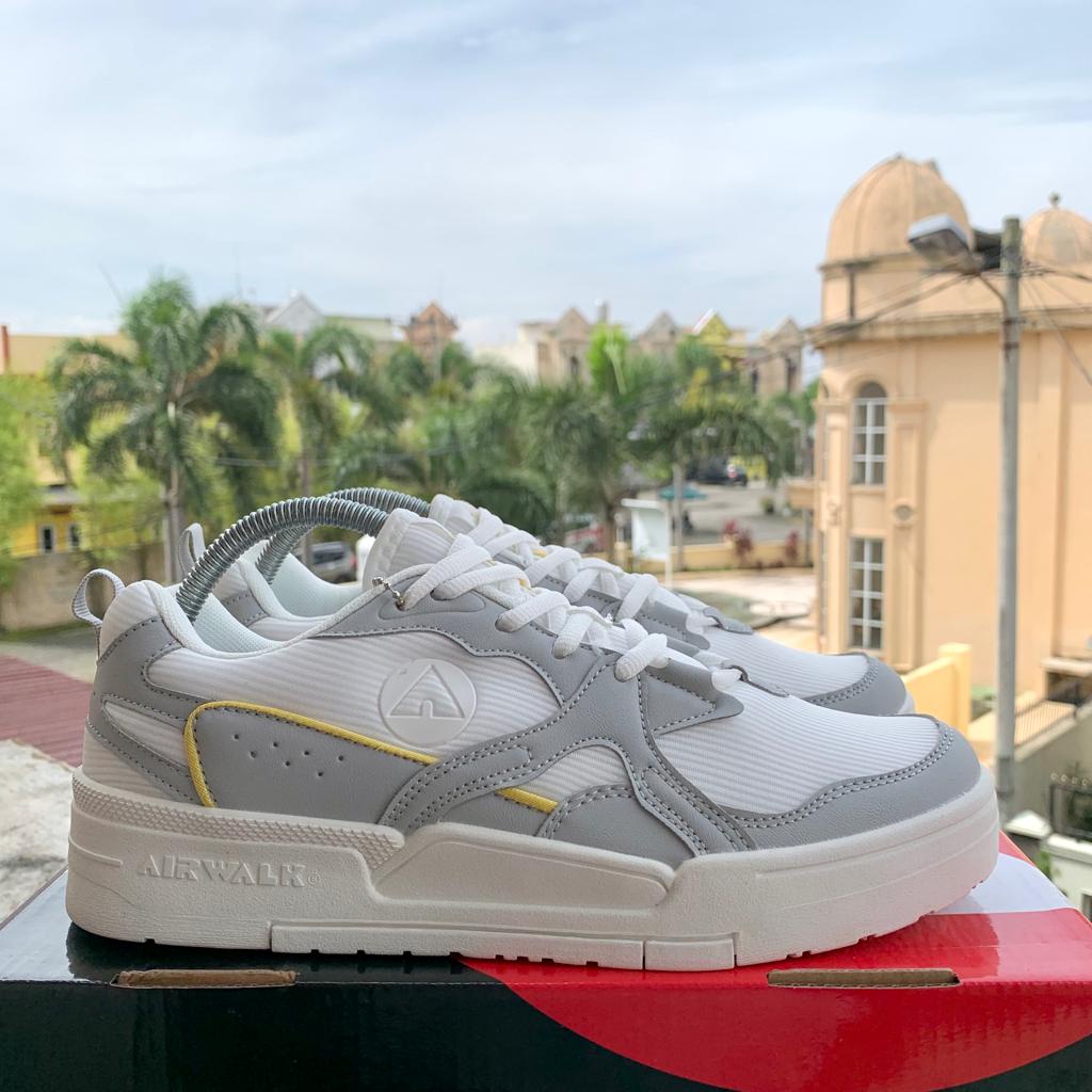 Jual SEPATU AIRWALK PRIA Airwalk STEPHEN FULLWHITE GREY & NAVYWHITE GREY ORIGINAL CASUAL SNEAKER ...