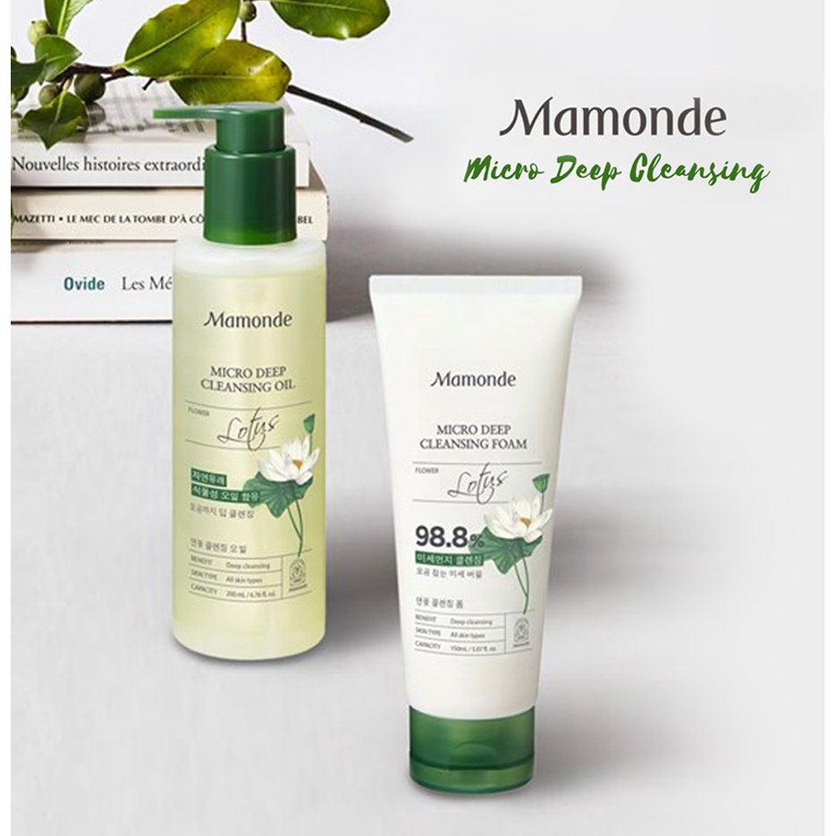 Jual MAMONDE MICRO DEEP CLEANSING OIL 250 ML FREE MICRO DEEP CLEANSING ...