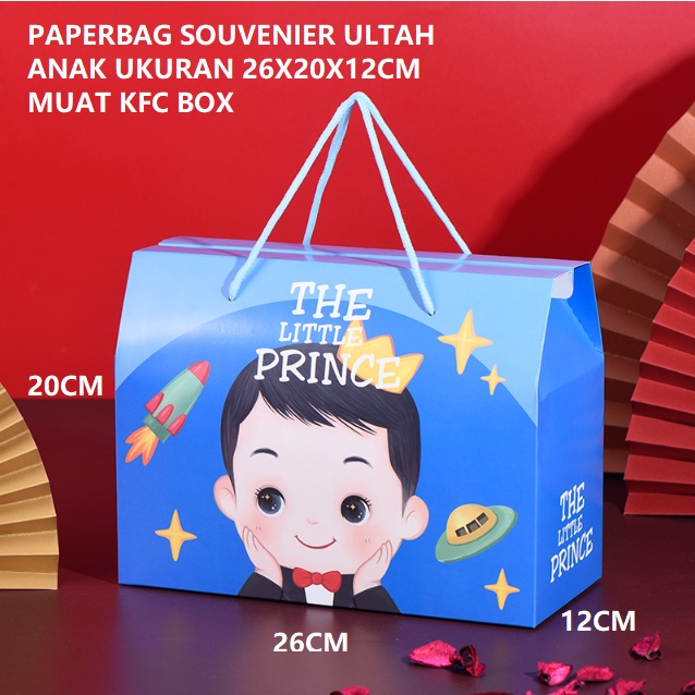Jual Paperbag Ulang Tahun Anak Muat isi KFC Box / Kotak Souvenier Ultah ...