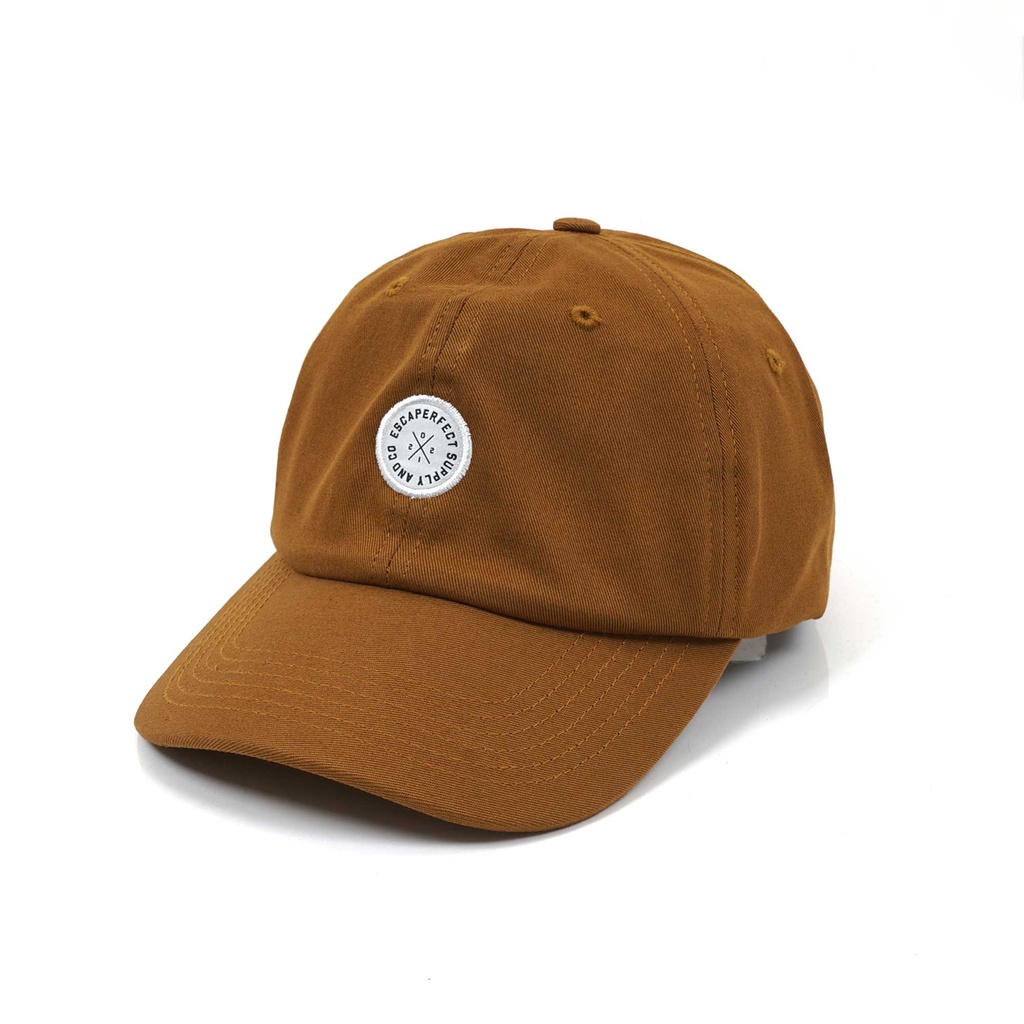Jual Escaperfect Polo Cap Azura - Brown Topi Pria | Shopee Indonesia