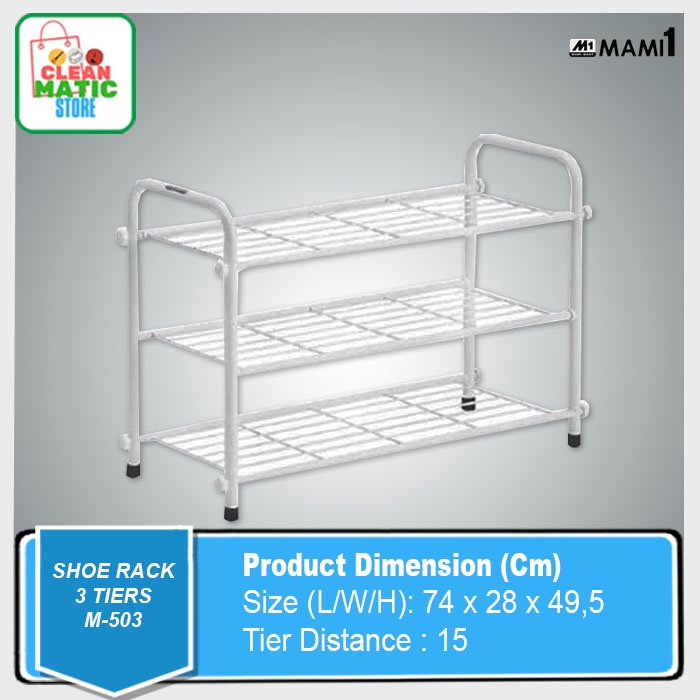 Jual SHOE RACK 3 TIERS ( RAK SEPATU ) | Shopee Indonesia