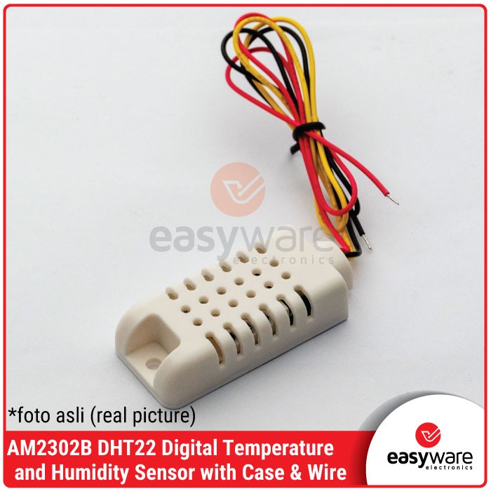 Jual Dht22 Dht-22 Am2302 Humidity & Temperature With Case Wired Sensor ...