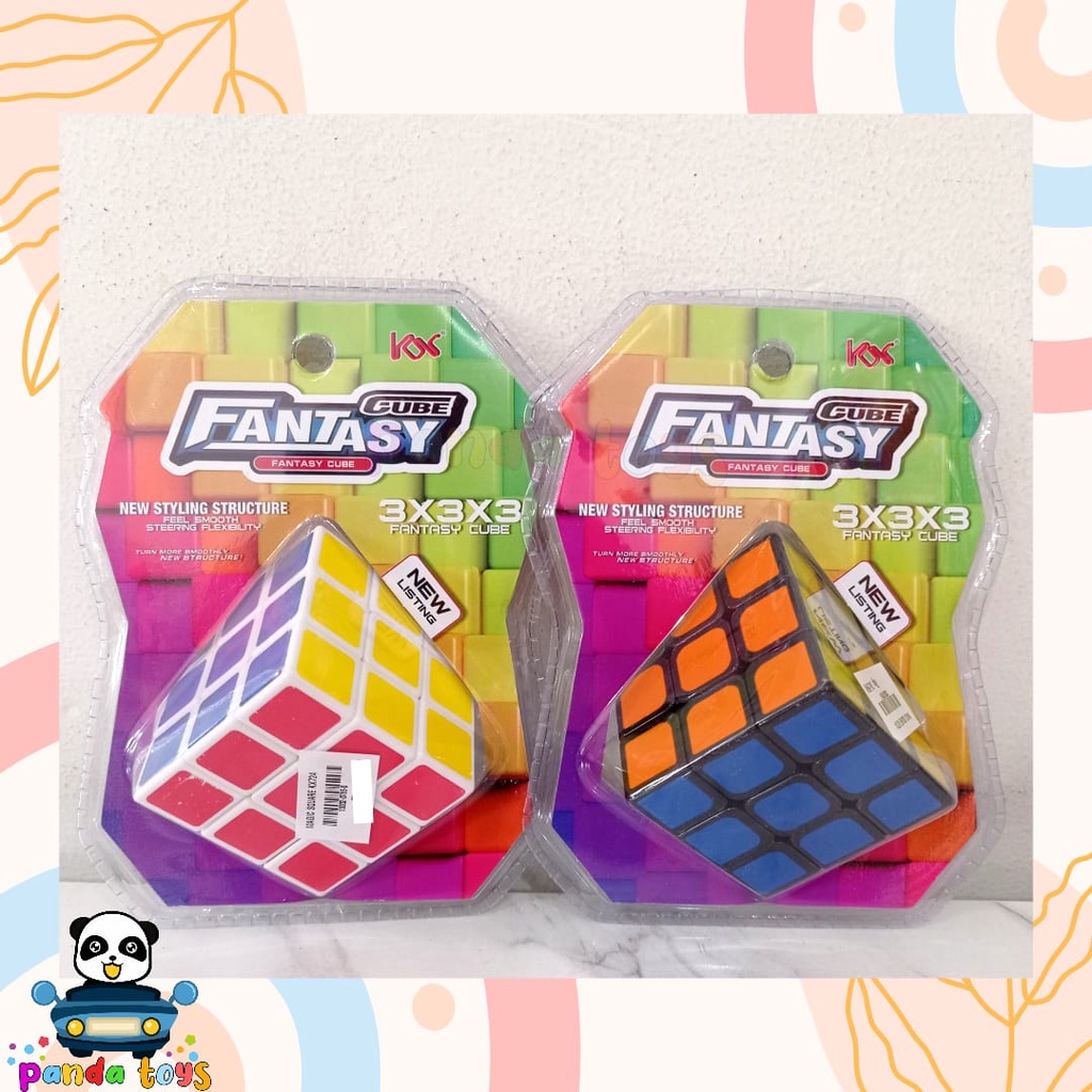 Jual MAINAN RUBIK PERSEGI FANTASY CUBE 3X3X3 KX724 MAGIC SQUARE ...