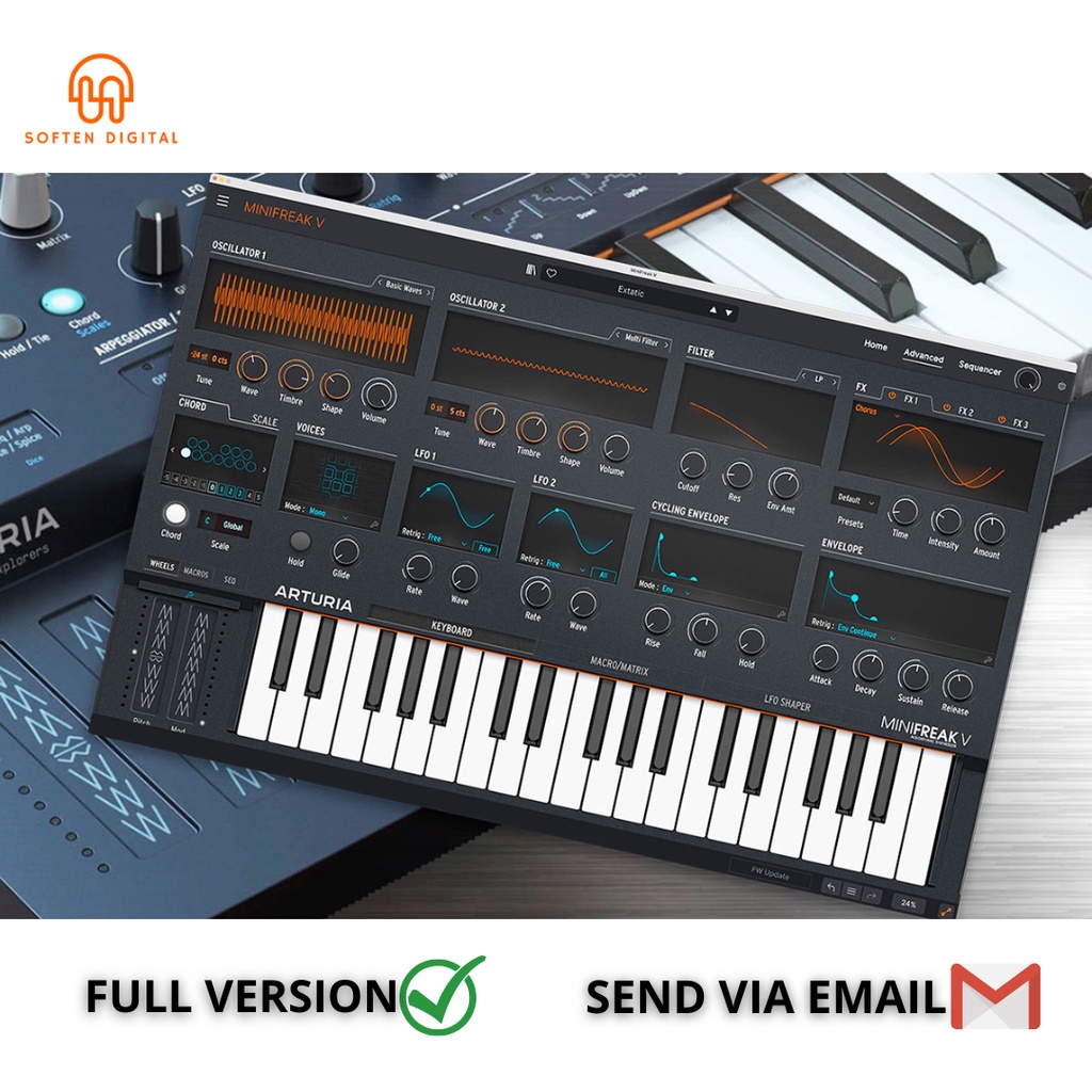 Jual Arturia MiniFreak V v1 VST Plugin oftware emulation of its ...