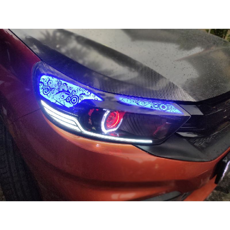 Jual HEADLAMP HONDA MOBILIO BRIO CUSTOM PROJEI LED LAZY | Shopee Indonesia