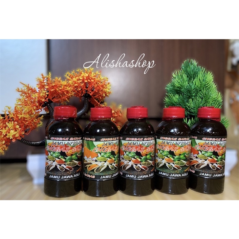 Jual Jamu Herbal Enggal Saras Kemasan DUS isi (50btl) | Shopee Indonesia