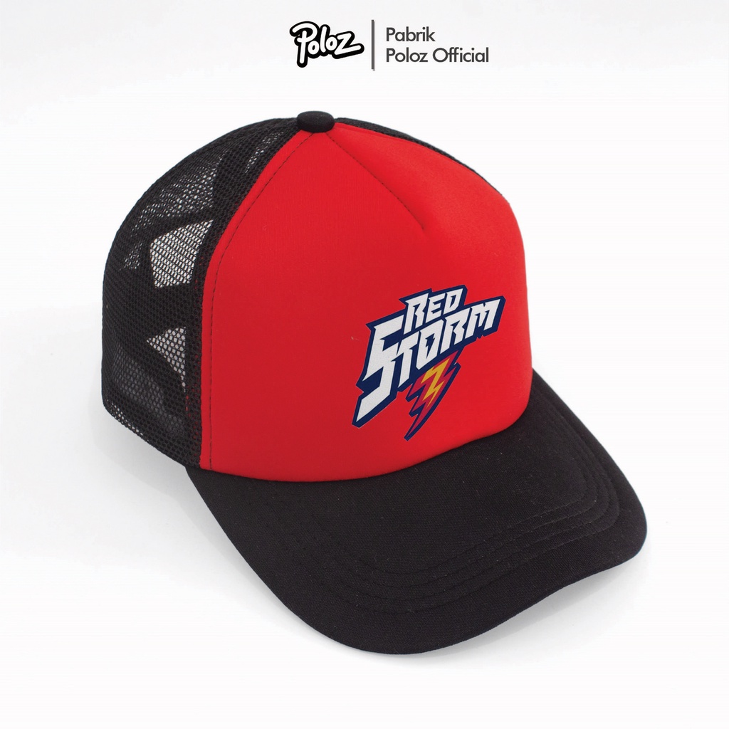 Jual TOPI PRIA TOPI TRUCKER SABLON RED STORM TOPI DEWASA TOPI DISTRO ...