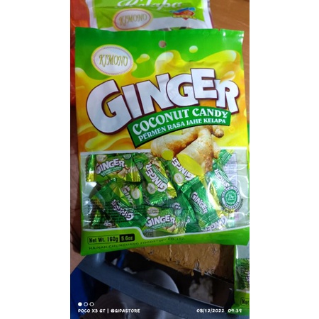 Jual Permen Ginger Coconut candy 160gr | Shopee Indonesia