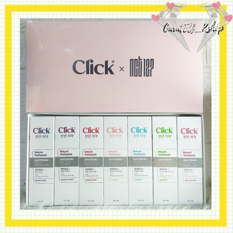 Jual CLICK NATURAL TOOTHPASTE X NCT 127 ( READY STOCK ) | Shopee Indonesia