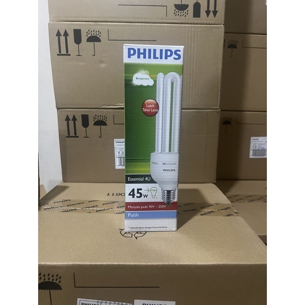 Jual LAMPU PHILIPS ESSENTIAL 45 WATT PUTIH | Shopee Indonesia