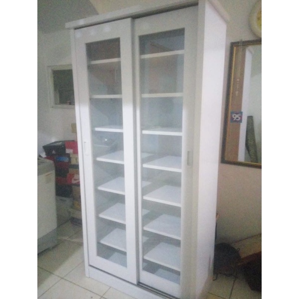 Jual Lemari rak sepatu pintu sliding | Shopee Indonesia