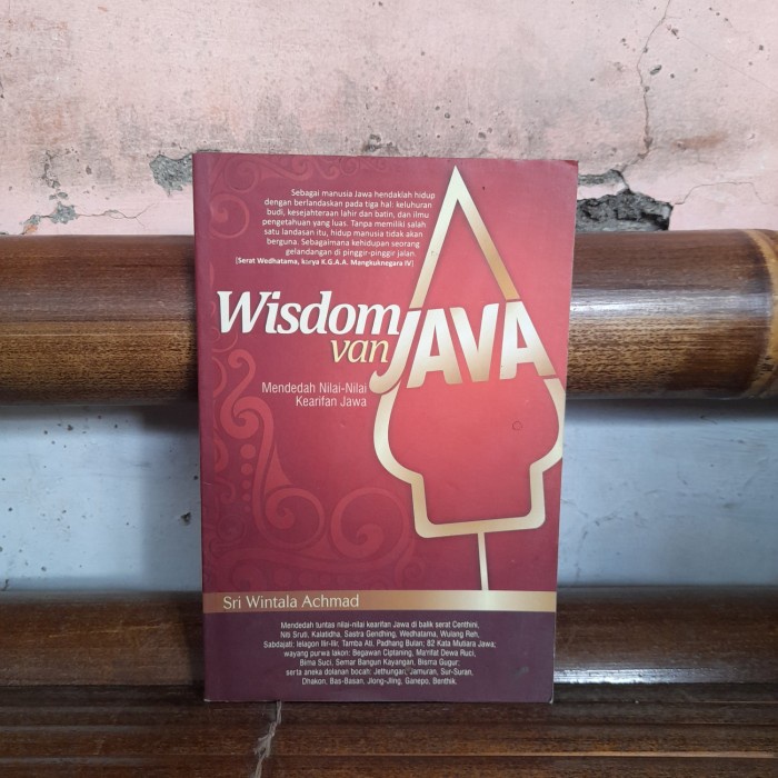 Jual ORIGINAL BUKU Wisdom Van Java Mendedah Nilai Nilai By Sri Wintala Achmad | Shopee Indonesia