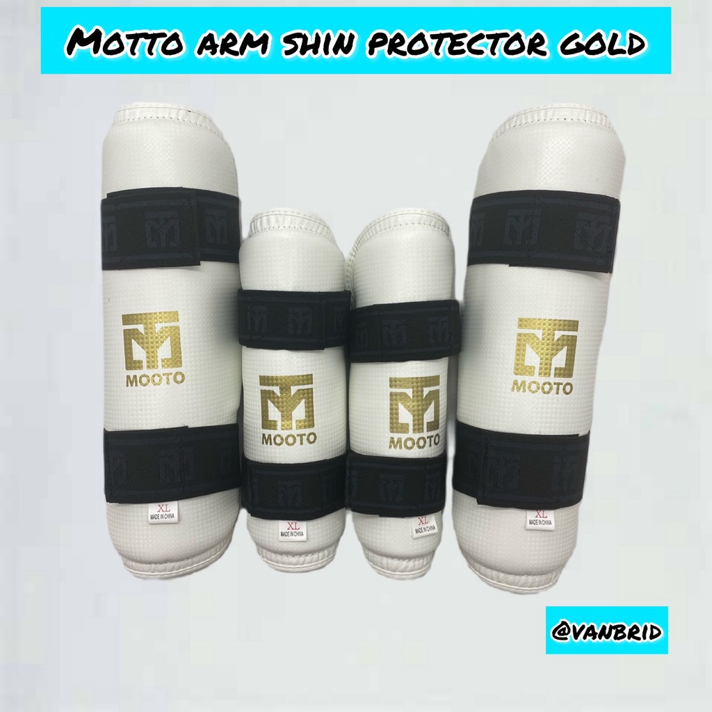 Jual DEKER MOTTO GOLD SET / ARM SHIN GUARD SET / PELINDUNG TULANG ...