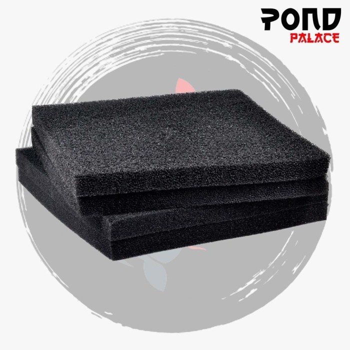 Jual Biofill Kapas Busa Hitam 25 X 10 X 5 CM Media Filter Aquaium Kolam ...