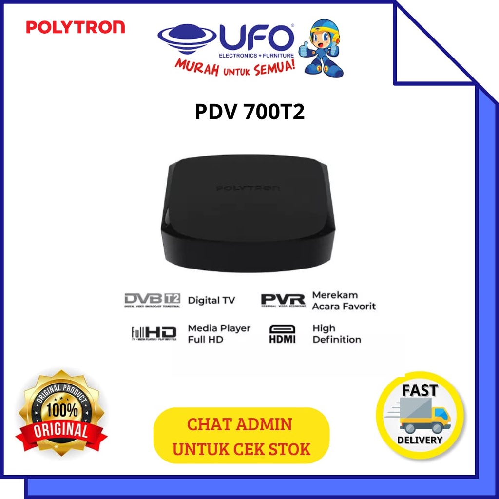 Jual POLYTRON PDV-7002T2 SET TOP BOX | Shopee Indonesia