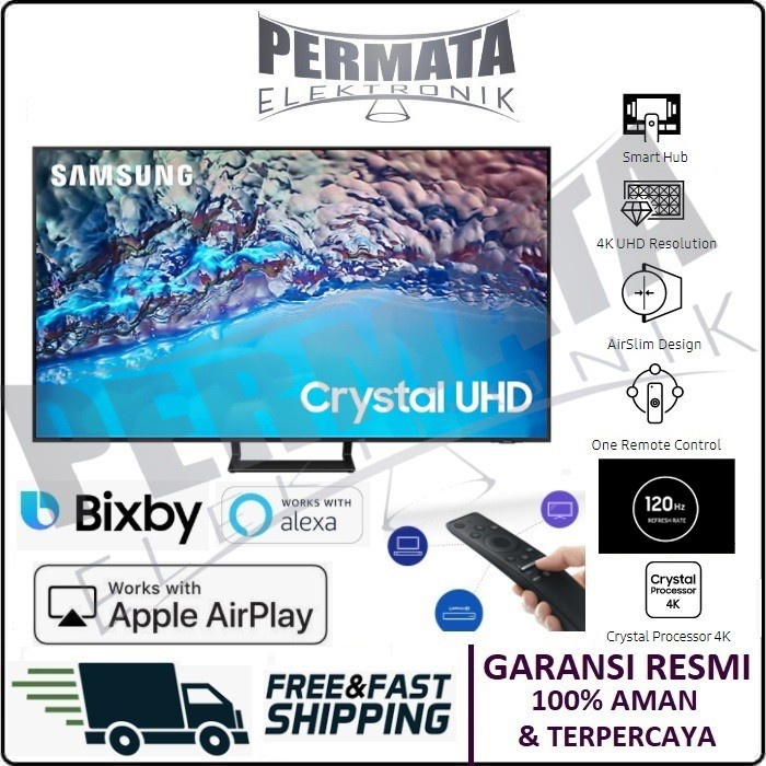 Jual Samsung 55BU8500 55 Inch Crystal UHD 4K Smart LED TV UA55BU8500KXXD | Shopee Indonesia