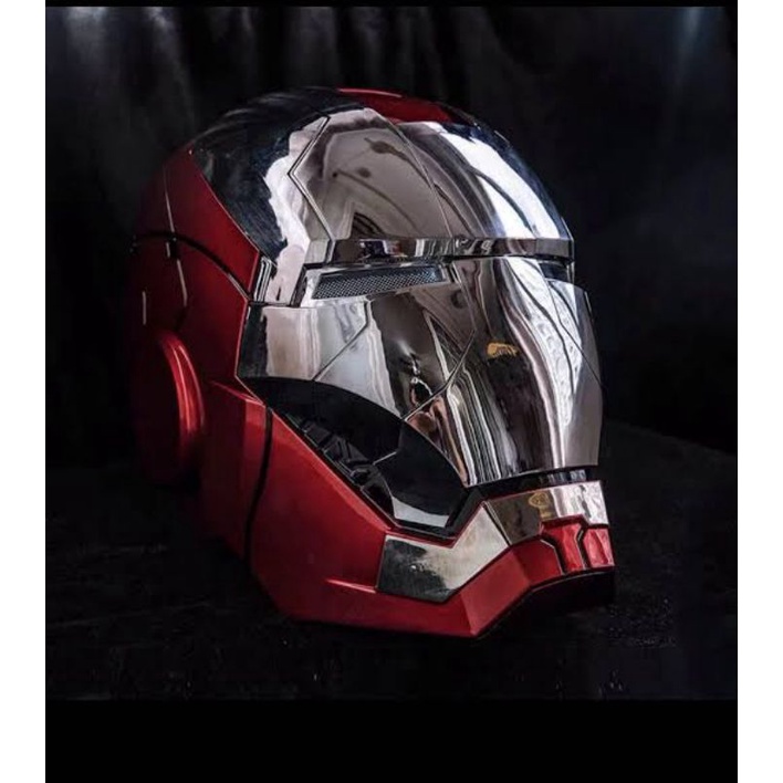 Jual Replica Helm Ironman Mark 5 V Real Size Iron Man AIM Stark Industy ...