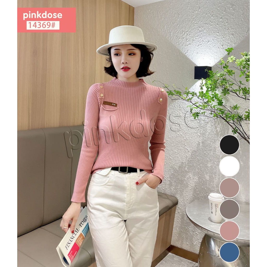 Jual LOUISA BODYFIT MANSET RAJUT IMPORT PINKDOSE 14369 | Shopee Indonesia