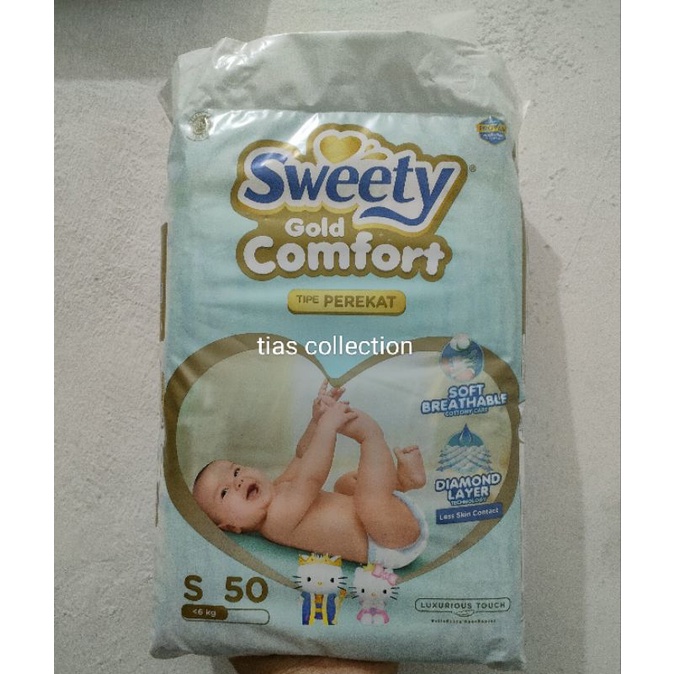 Jual Sweety Gold Comfort S50 (Tipe perekat) | Shopee Indonesia