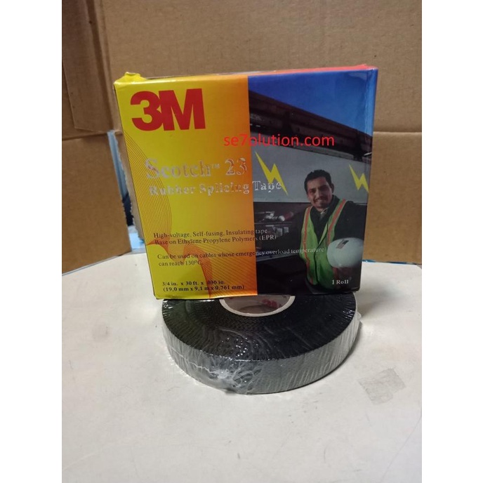 Jual 3M Isolasi Listrik Scotch 23 Rubber Splicing Tape Non COD | Shopee ...
