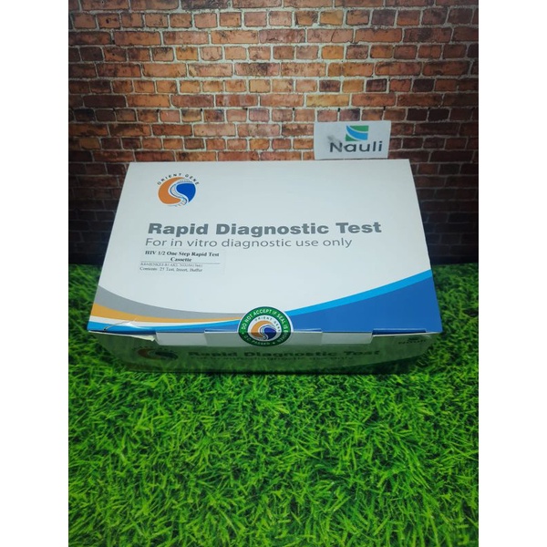 Jual ALAT TEST HIV CASETTE 25 TEST ORIENT GENE | HIV CARD ORIENT GENE ...