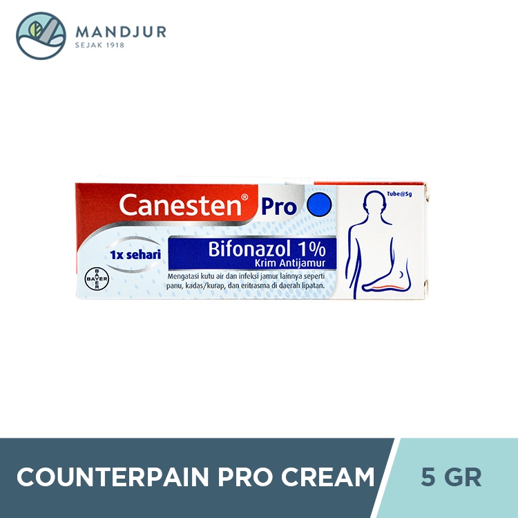 Jual Canesten Pro Cream 5 Gr - Salep Gatal Panu Kurap Anti Jamur ...