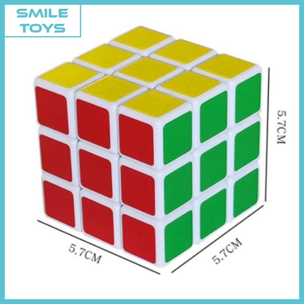 Jual MAINAN RUBIK MAINAN ANAK RUBIX PUTAR 3X3 RUBIK KUBUS FULL COLOUR ...