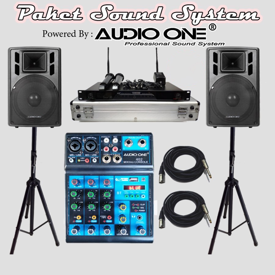 Jual PAKET AUDIO ONE - PAKET ACTIVE SOUND SYSTEM - PAKET ACTIVE SPEAKER ...