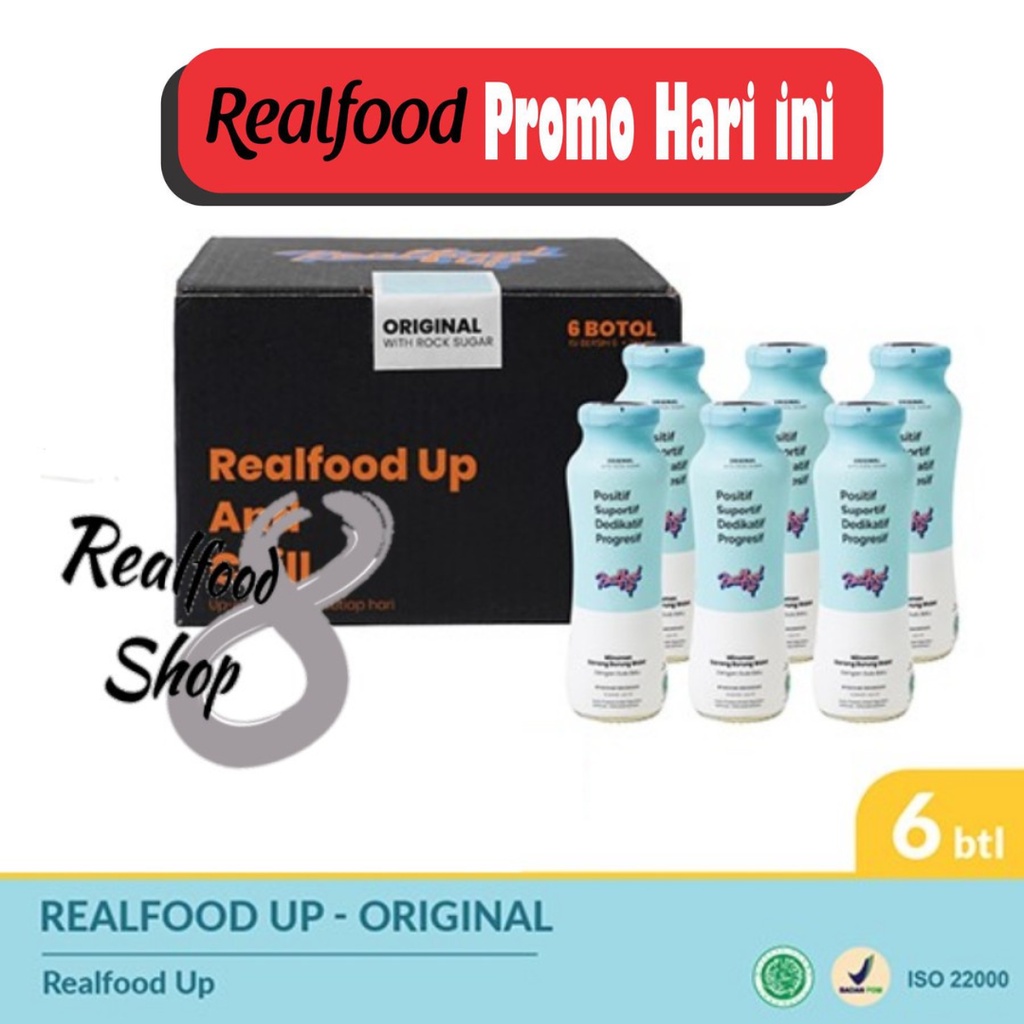 Jual Realfood Up Original isi 6 (Dengan Box) | Shopee Indonesia