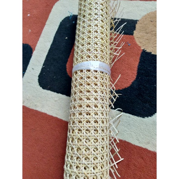 Jual Lembaran Anyaman Rotan 30x40 Motif Bulat Mata Ayam | Shopee Indonesia