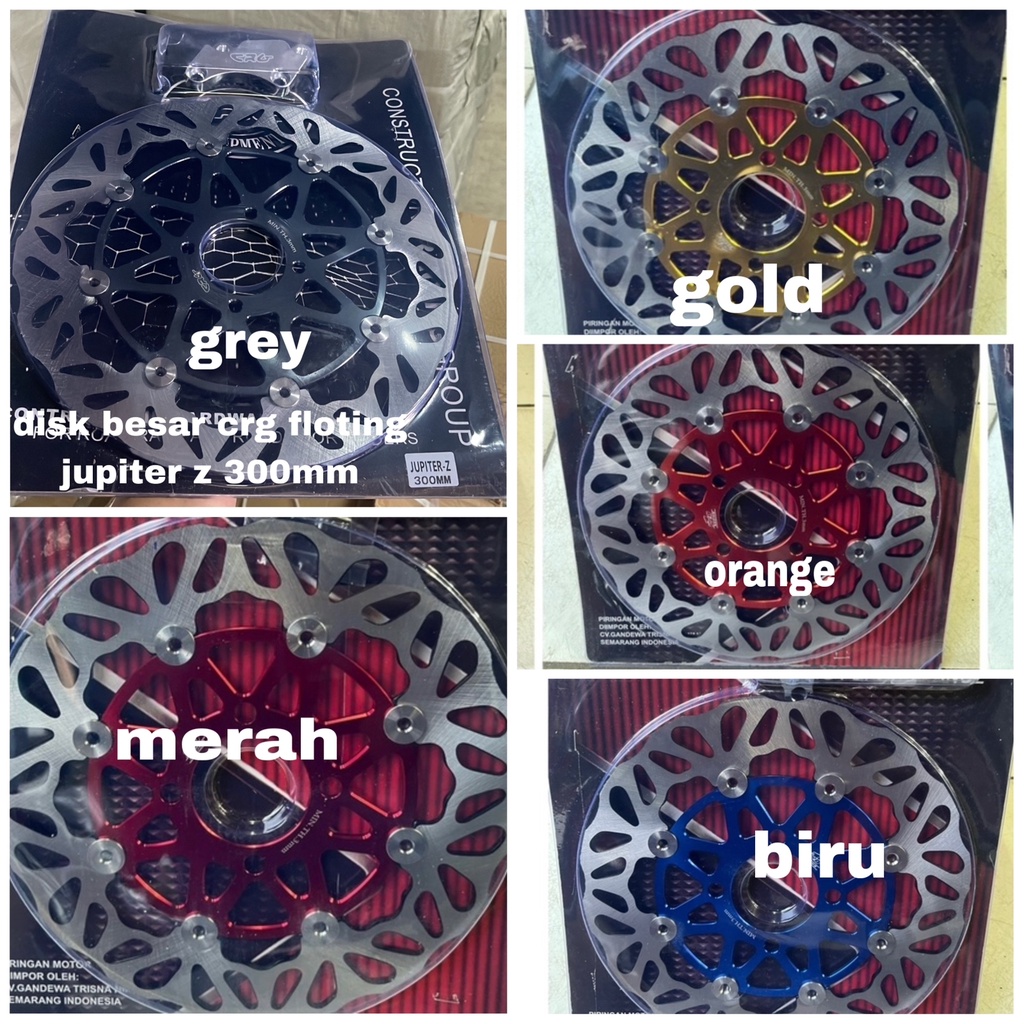 Jual Disc cakram lebar rotor model psm plus breket 300mm jup z beat mio ...