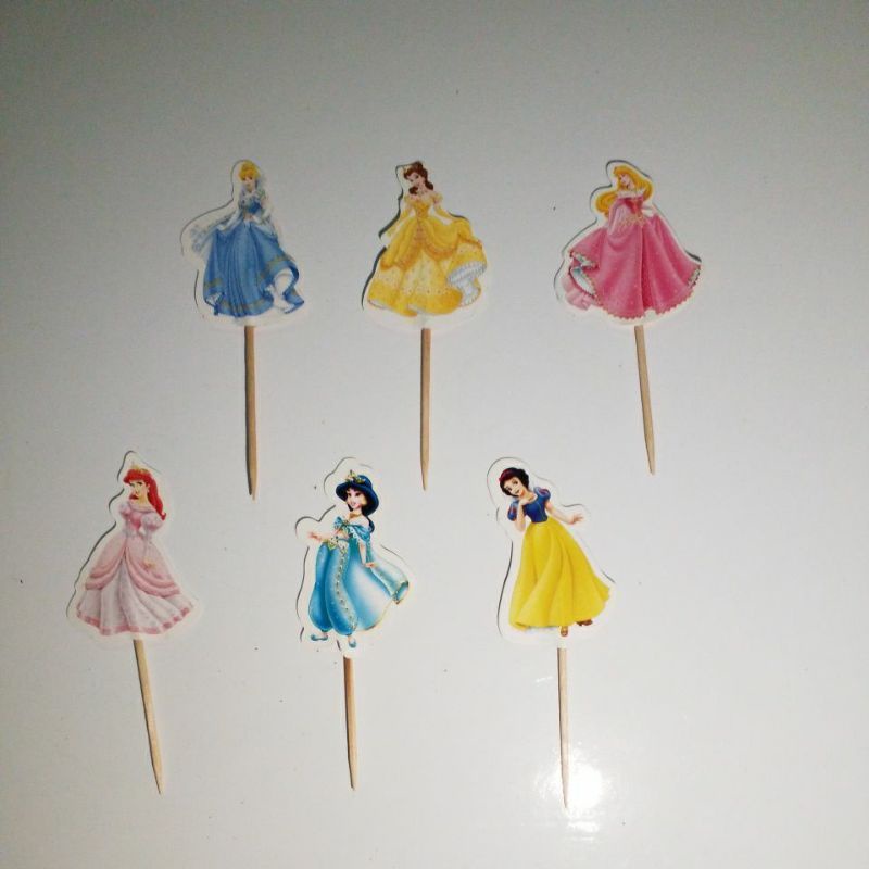 Jual TOPPER CAKE KARAKTER SET KARTUN SET FROZEN MARVEL PRINCESS DISNEY ...