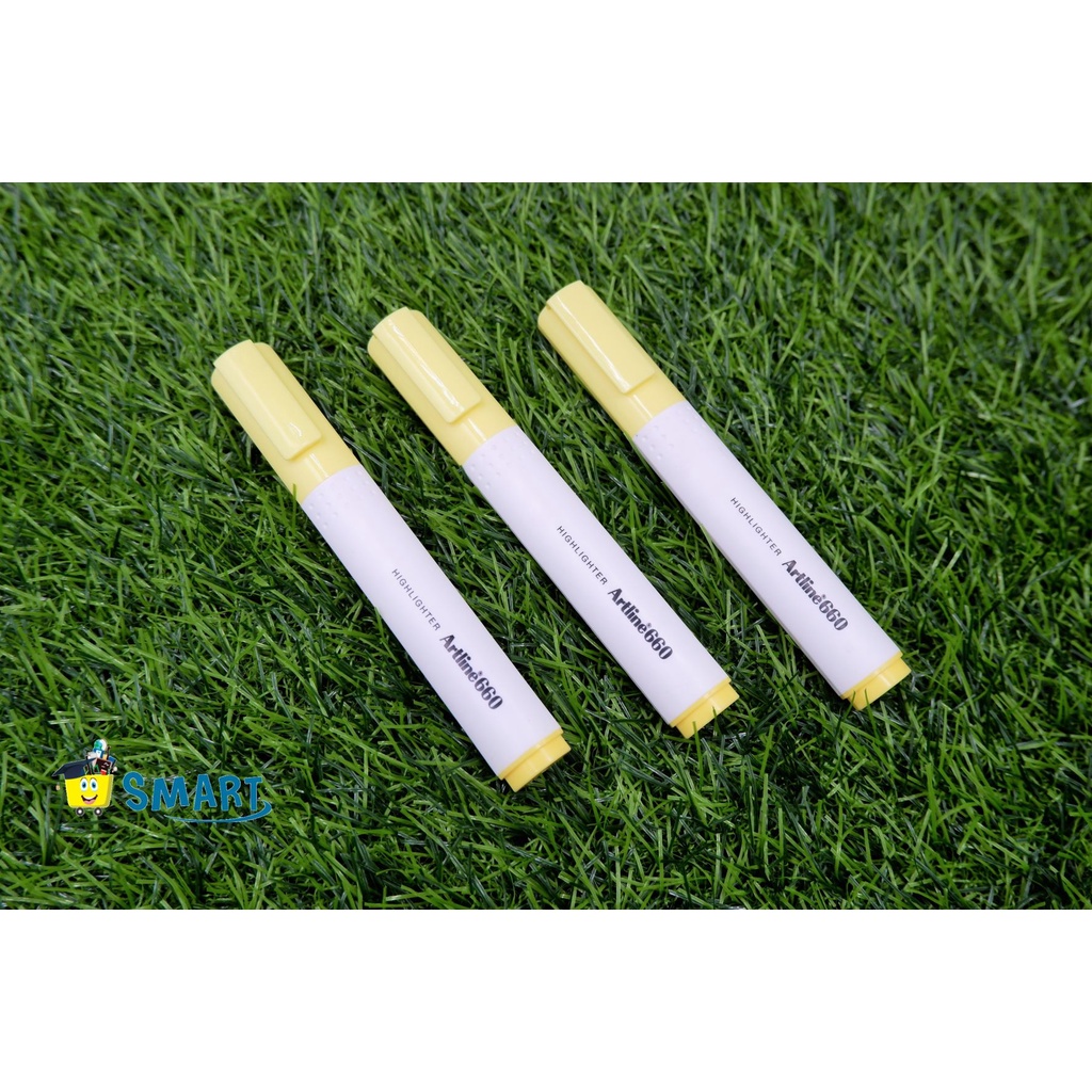 Jual ARTLINE HIGHLIGHTER PAST5EL YELLOW EK 660 PSTL | Shopee Indonesia