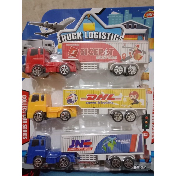 Jual Mainan Truck Expedisi Pull Back Mobil Mobilan Anak | Shopee Indonesia