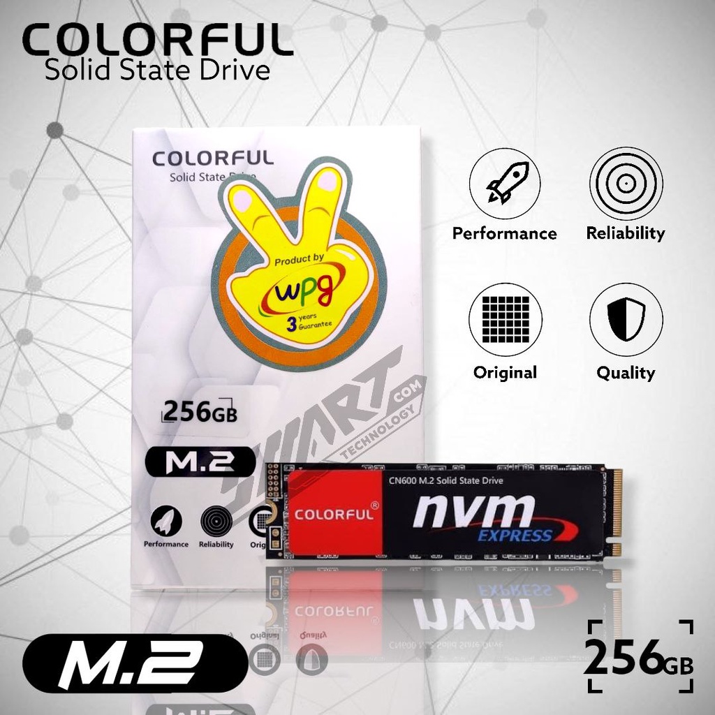 Jual COLORFULL SSD 512GB, 128GB, 256GB M.2 NVME CN600 | Shopee Indonesia