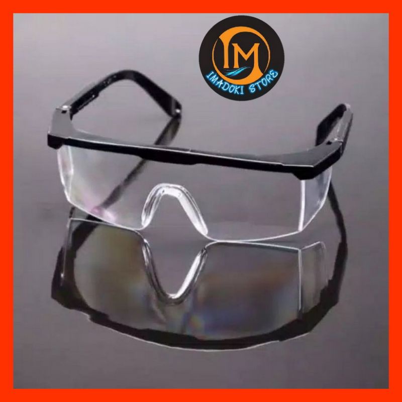 Jual Kacamata APD bening UV / Kacamata safety / kaca mata pelindung proyek / google glass ...