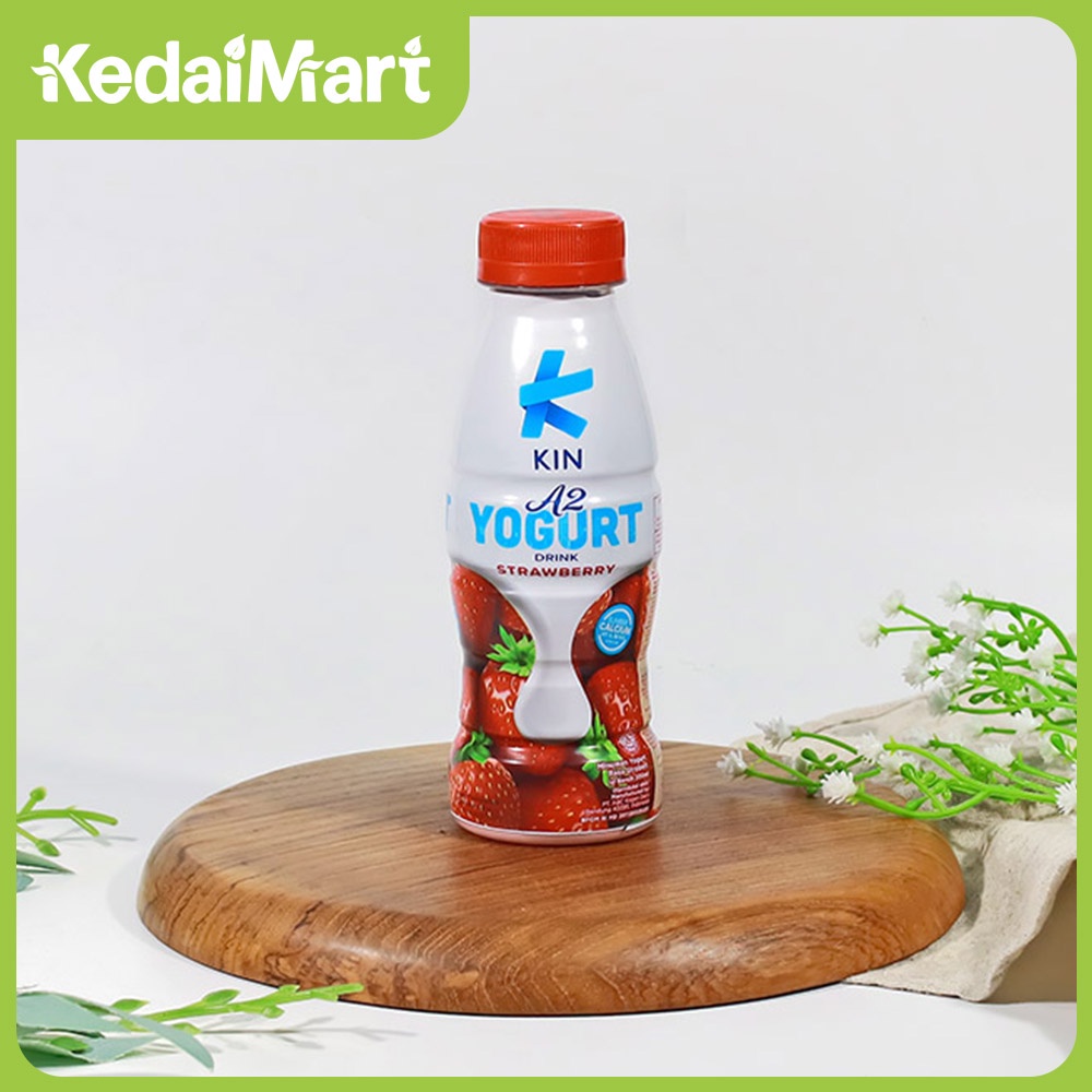 Jual KIN Yoghurt Strawberry 200 ml | Shopee Indonesia