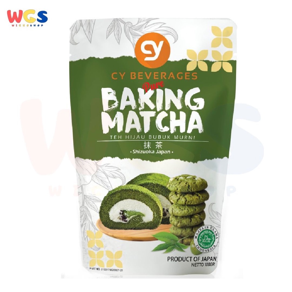 Jual CY Beverages Pure Baking Matcha Shizuoka Japan 100gr - Halal ...