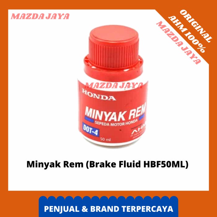 Jual AHM OLI Minyak Rem (Brake Fluid HBF50ML) | Shopee Indonesia