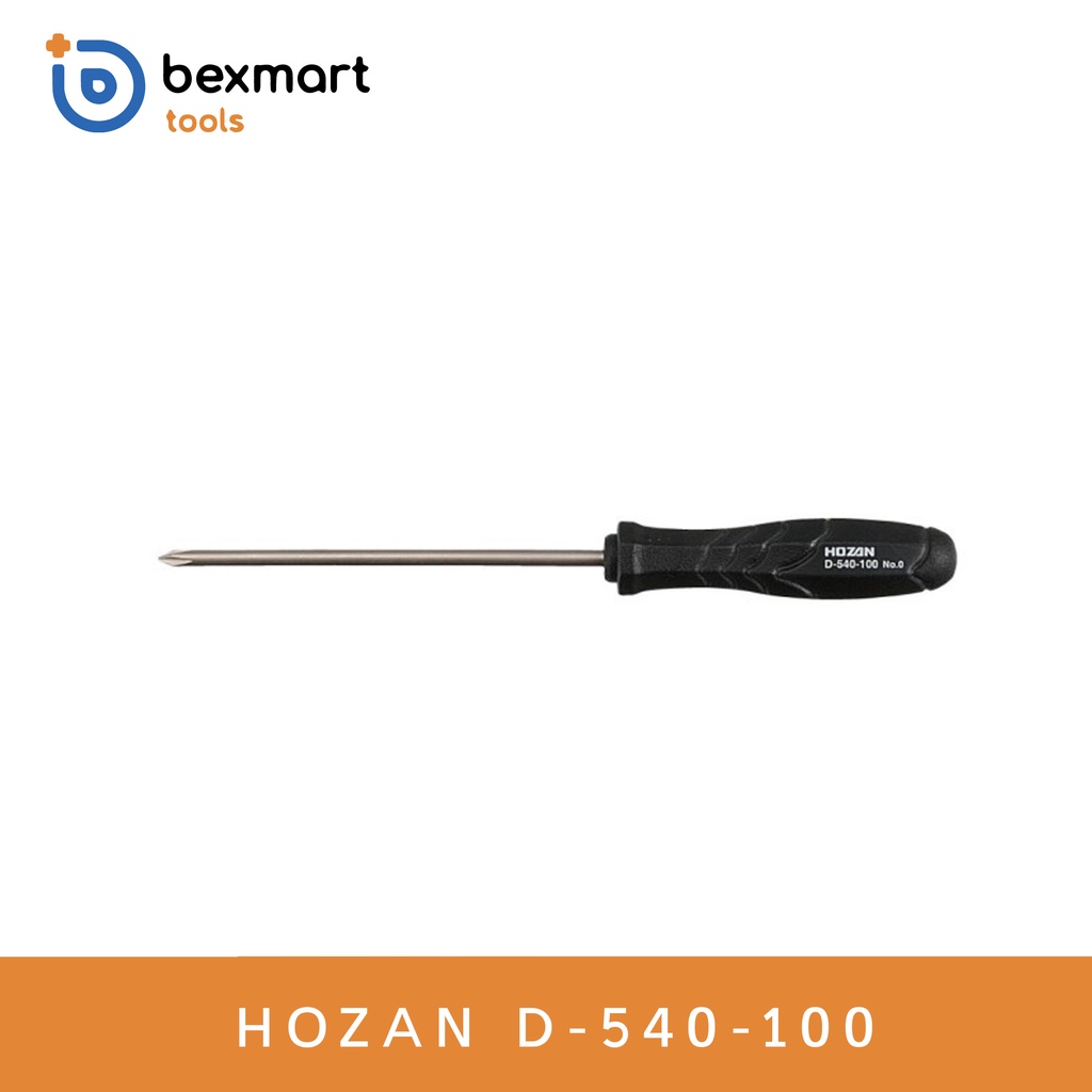 Jual Japanese Phillips Screwdriver HOZAN D-540-100 / D 540 100 / D540 ...