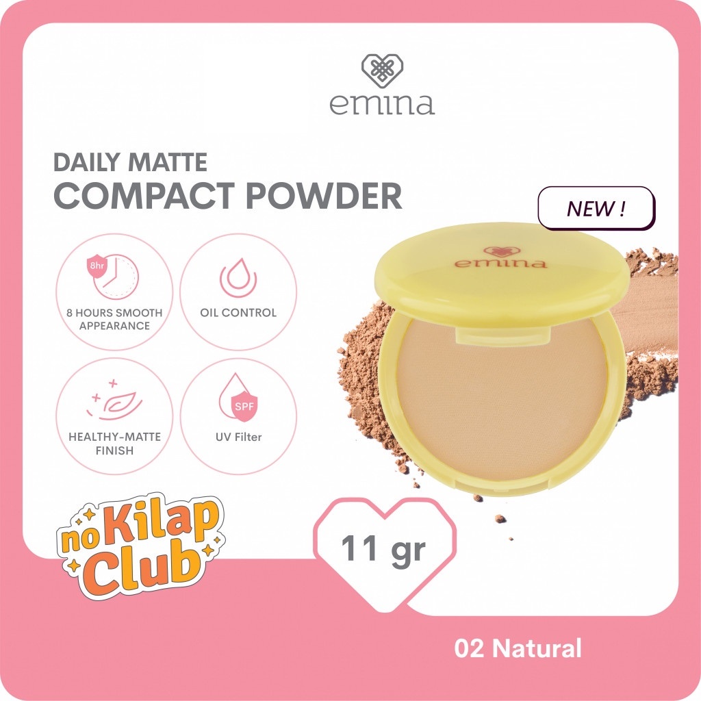 Jual EMINA Daily Matte Loose Powder 20gr || Compact Powder || BB Cream ...