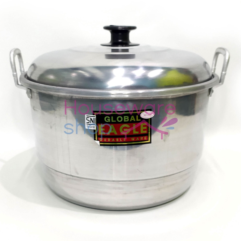 Jual Panci Dandang Steamer Kukus / Langseng + Saringan Global Eagle ...