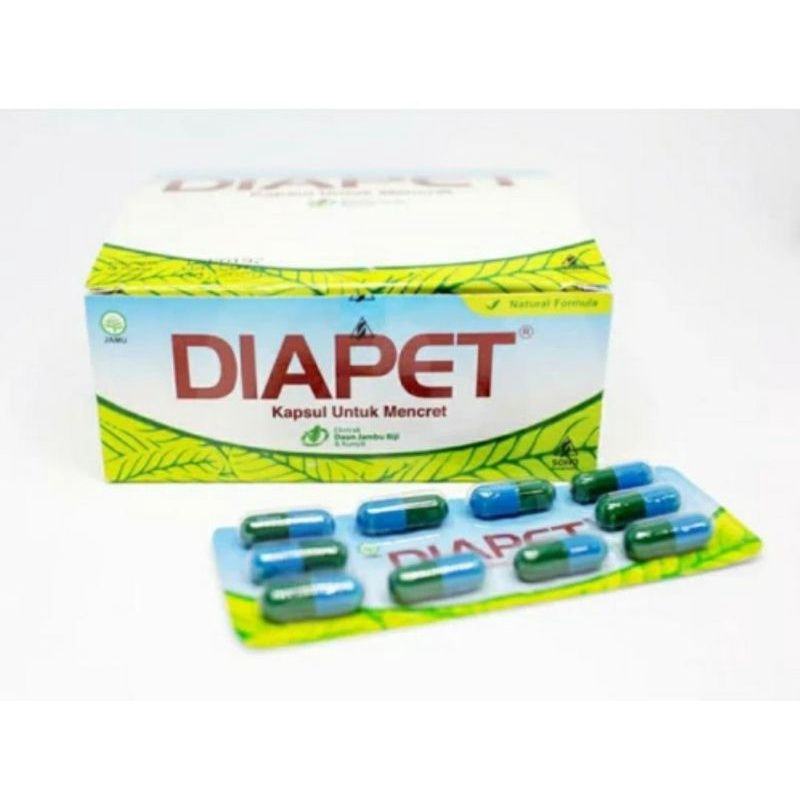 Jual Diapet Tablet 1 Strip Isi 10 Kapsul | Shopee Indonesia