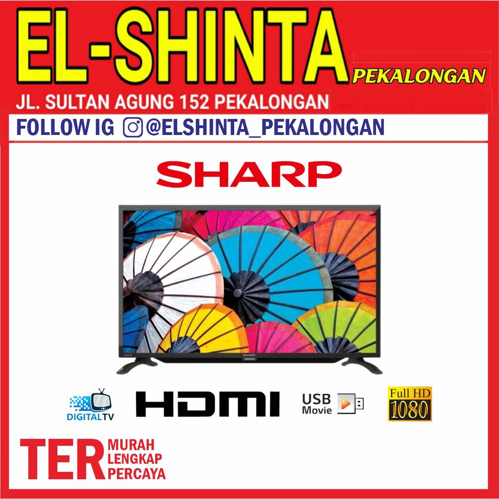 Jual SHARP AQUOS LED 2T-C42DD1i 42 Inch Digital TV | Shopee Indonesia