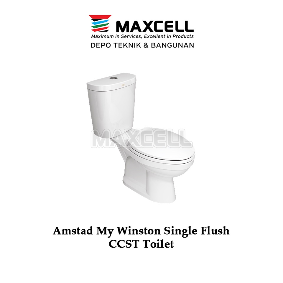 Jual AMSTAD MY WINSTON SINGLE FLUSH CCST TOILET UNIT | Shopee Indonesia