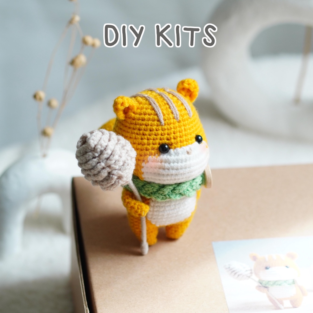 Jual Paket Rajut DIY Kits Amigurumi Boneka Rajut Crochet - Korin the ...